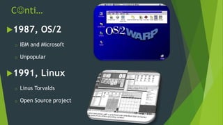 History of operating systems | PPTX