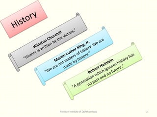History of optometry | PPTX