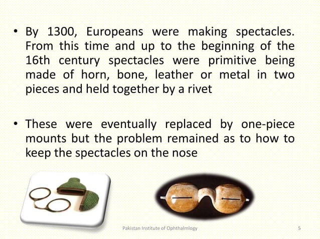 History of optometry | PPTX | Eye and Vision Conditions | Diseases and ...