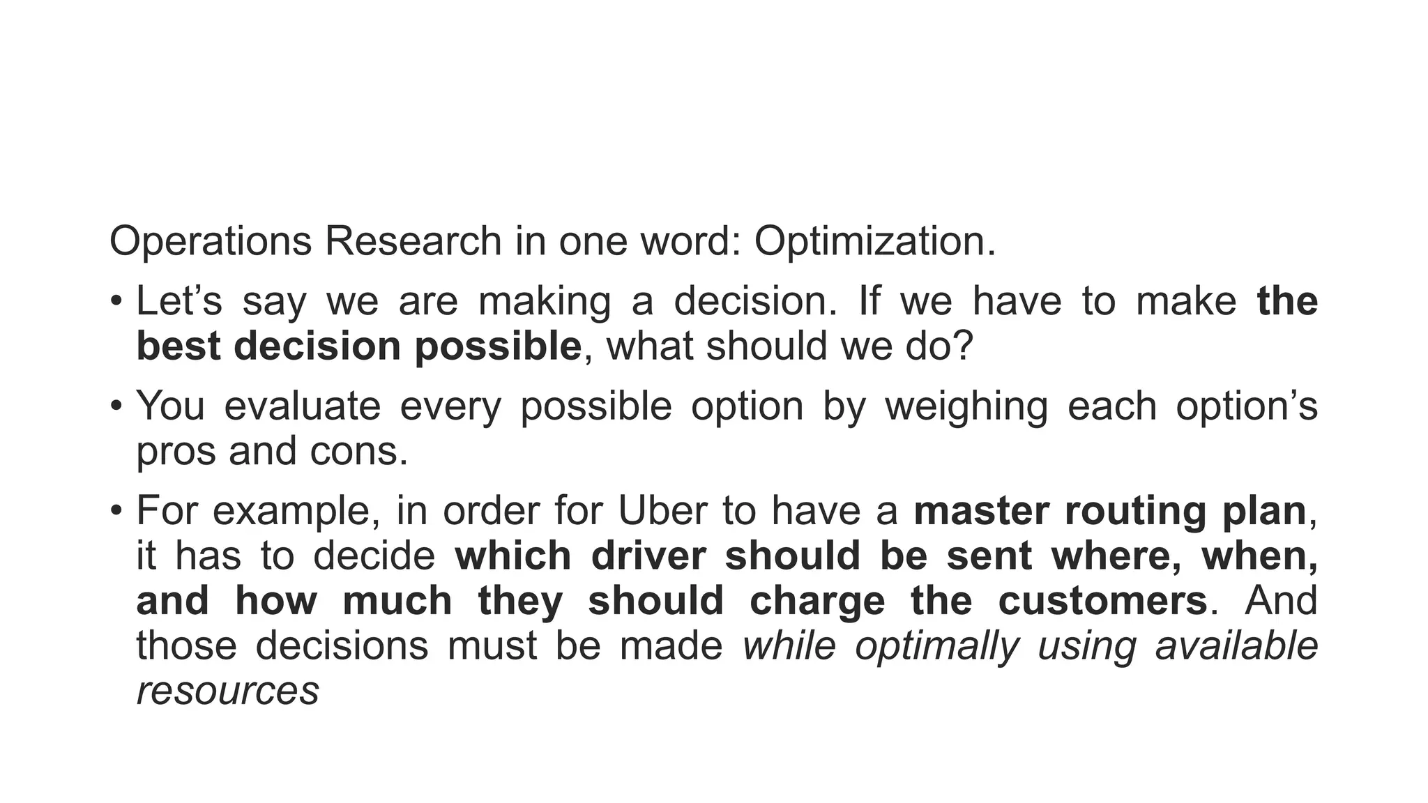 History of Operations Research | PPTX