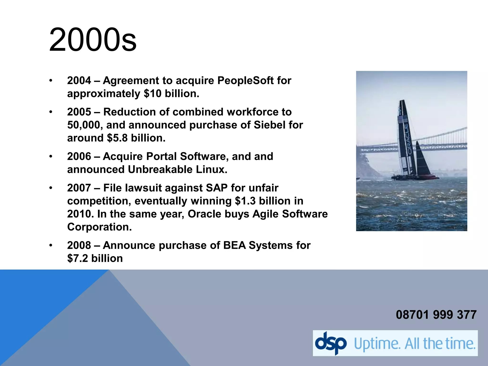 A History of Oracle Corporation | PPT