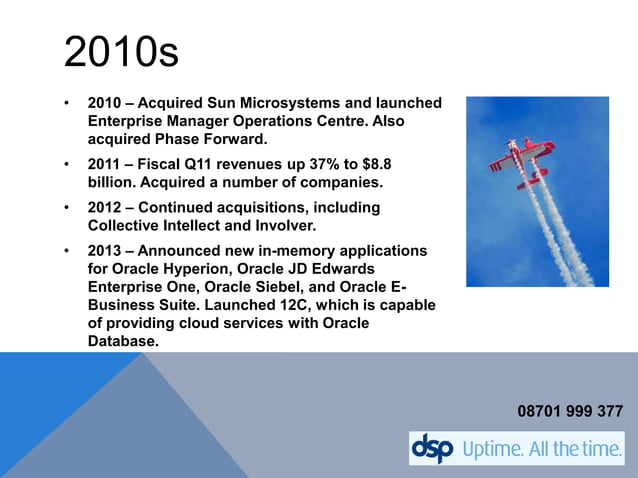 A History of Oracle Corporation | PPT