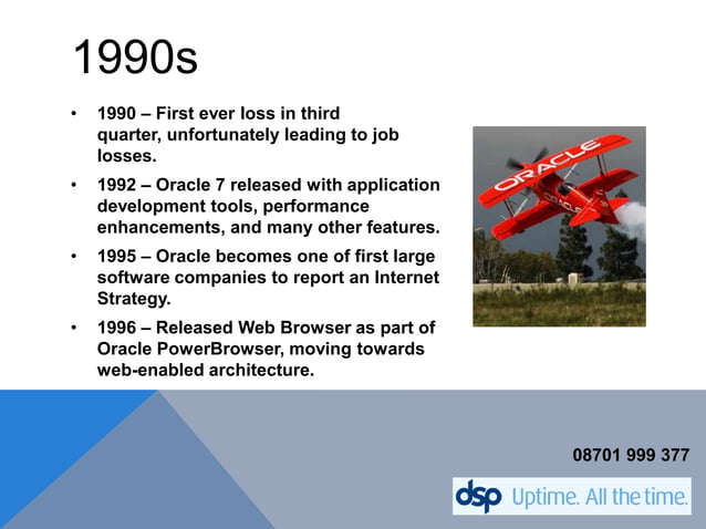 A History of Oracle Corporation | PPT