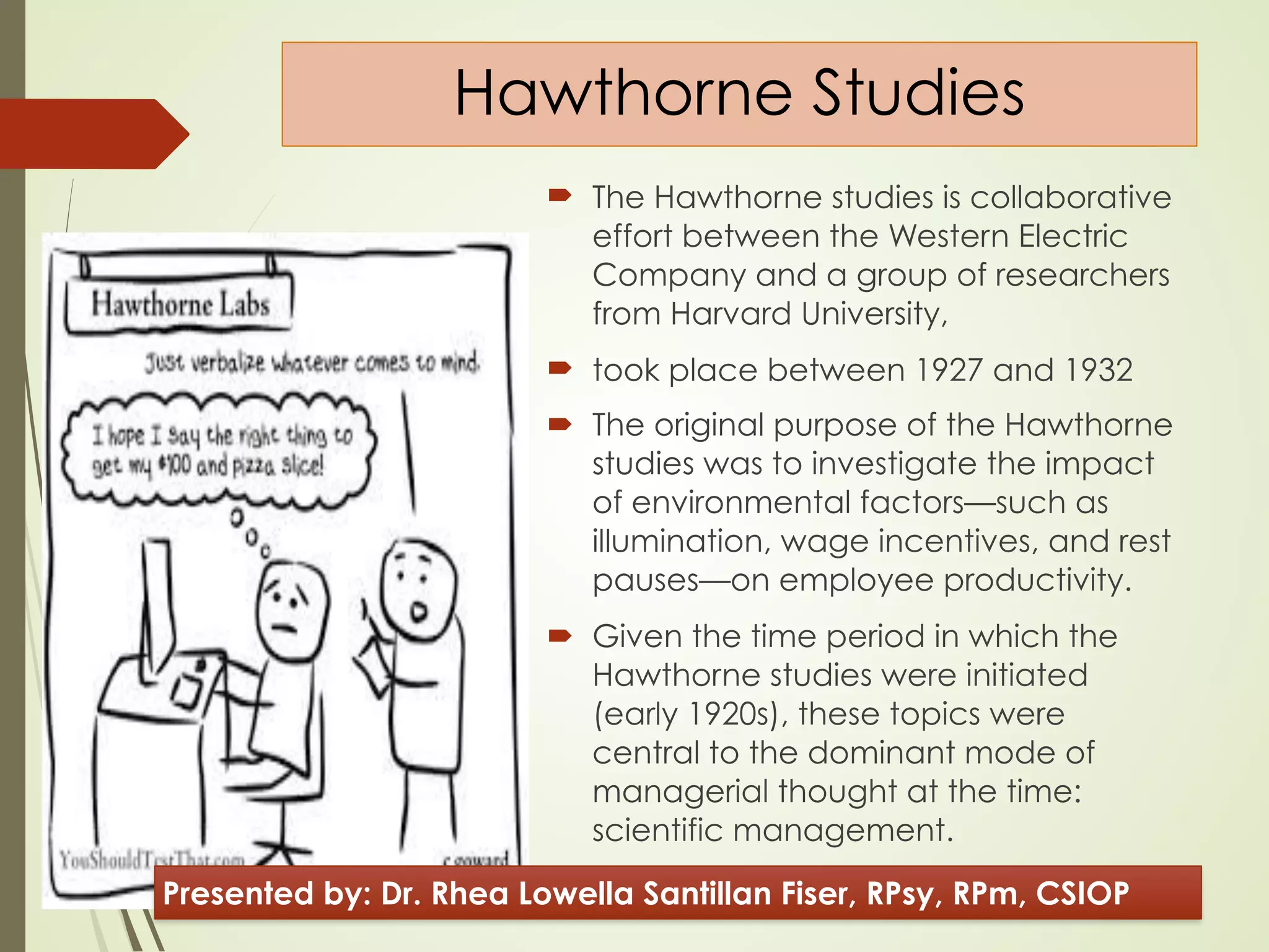 History of Industrial -Organizational Psychology | PDF