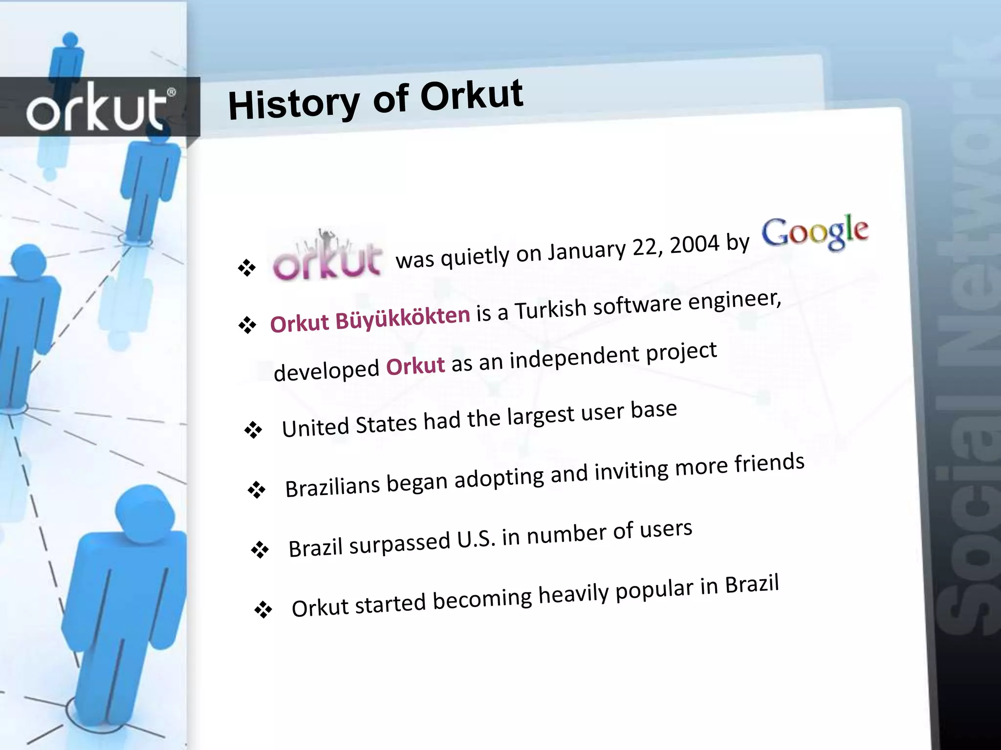 History of orkut | PPTX