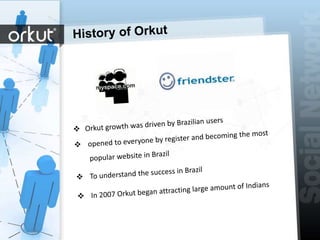 History of orkut | PPTX