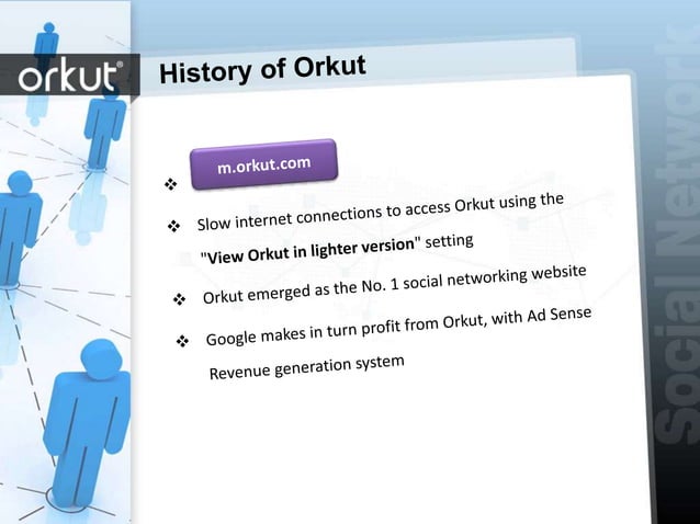 History Of Orkut | PPTX | Social Networking | Internet