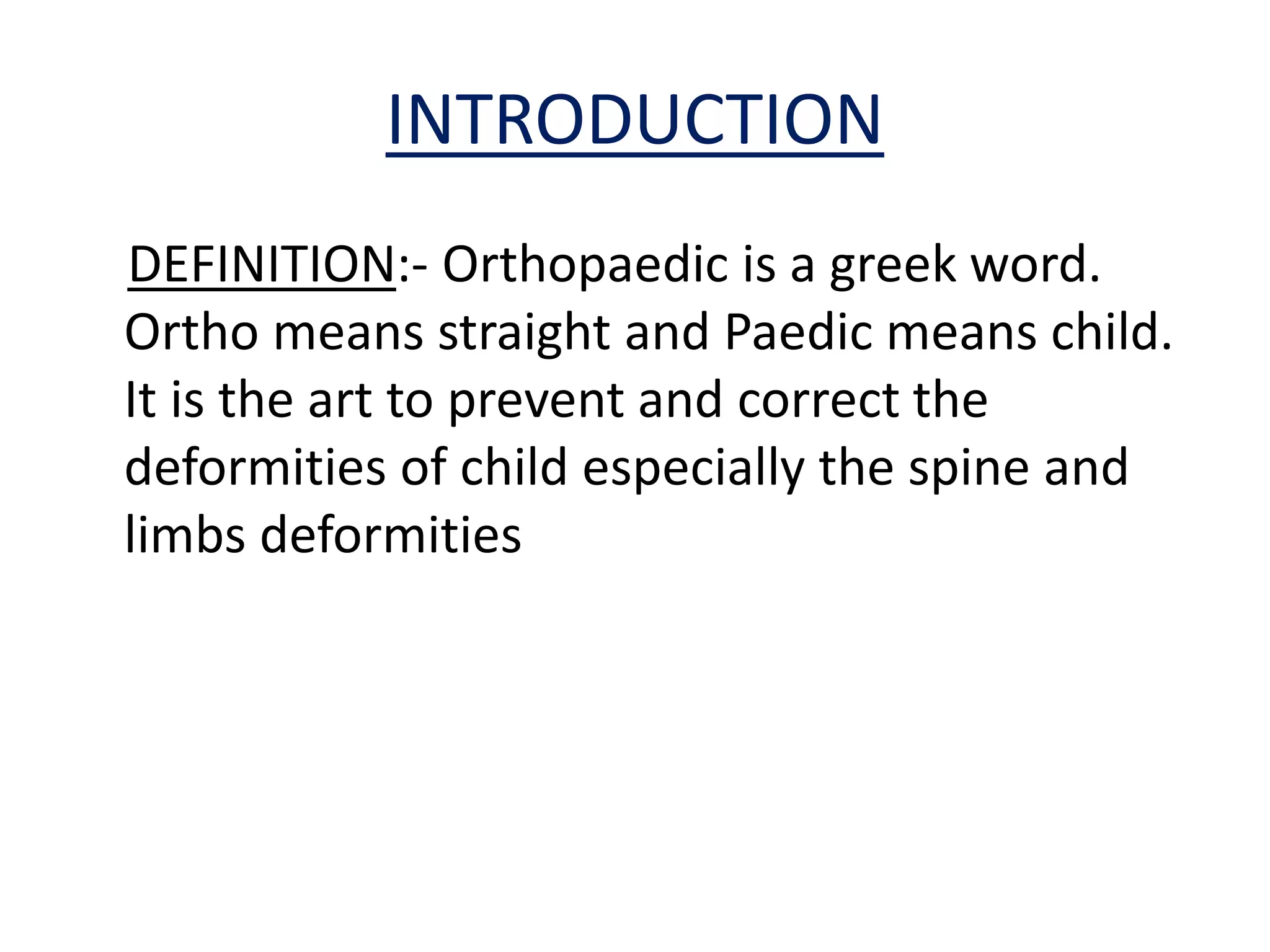 History of Orthopaedic Surgery | PPTX