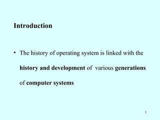 History of os.1 | PPT