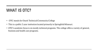 History of Ozark Technical Community College | PDF