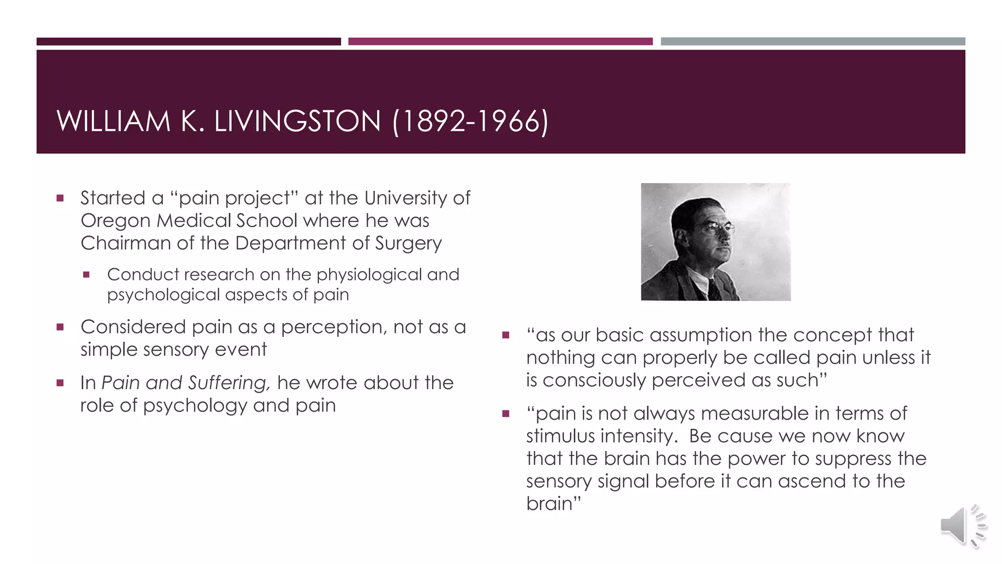 History of Pain Theories | PPTX