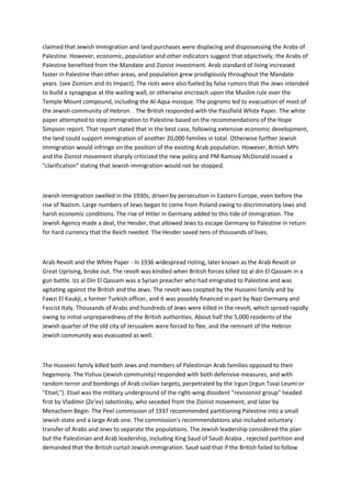 History of palestine | DOCX
