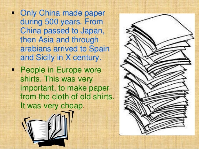 History of paper