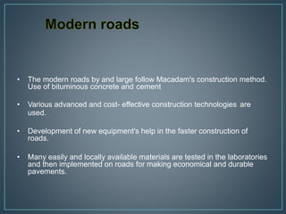 History of pavement | PPTX | Civil Engineering Industry | Industries