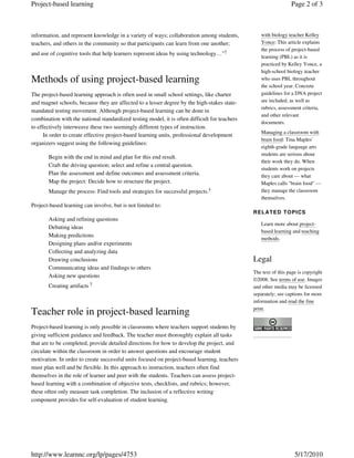 History Of PBL | PDF | Educational Assessment | Education