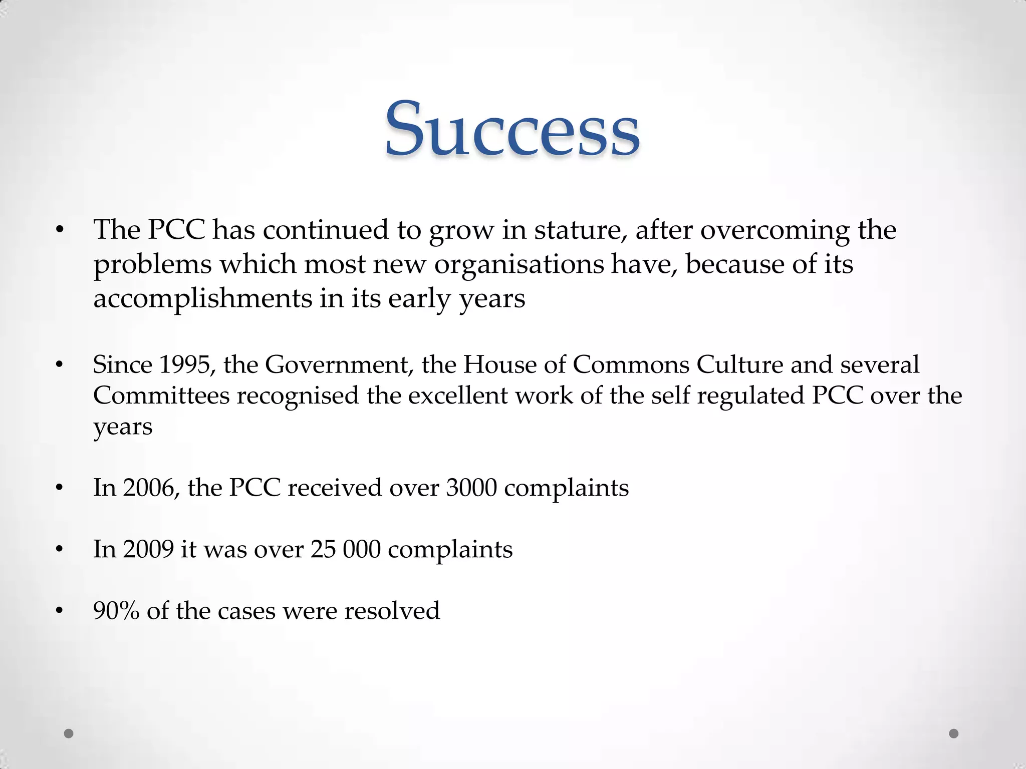 History of pcc | PPT