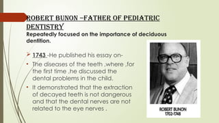 History of pediatric dentistry in the world and India.pptx