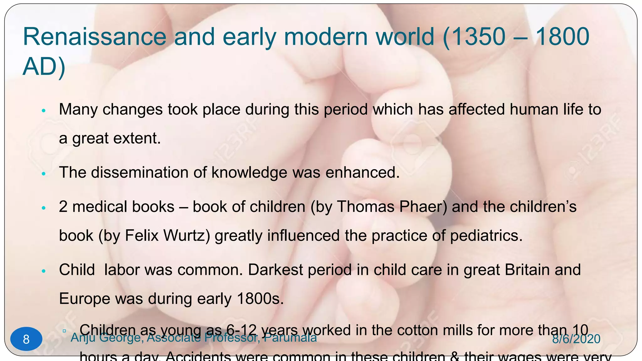 History of pediatrics | PPT