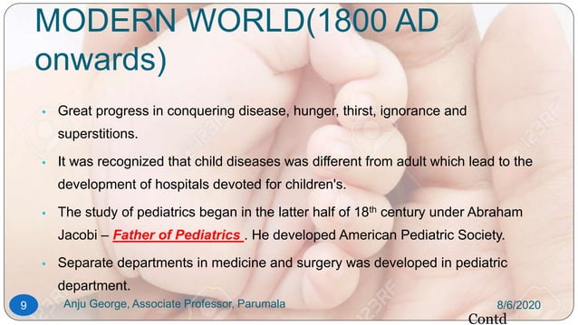 History of pediatrics | PPT | Parenting Babies and Toddlers | Parenting