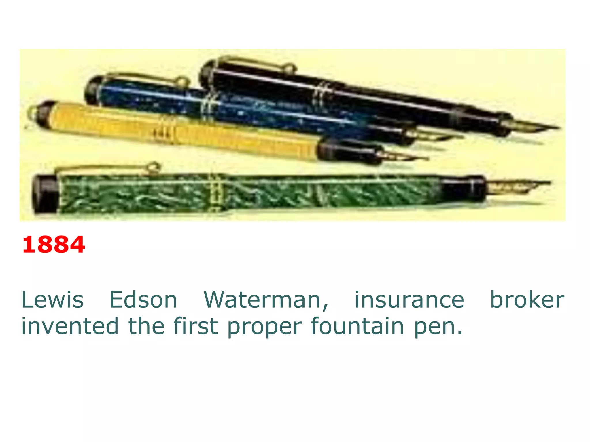 History of pen | PPTX