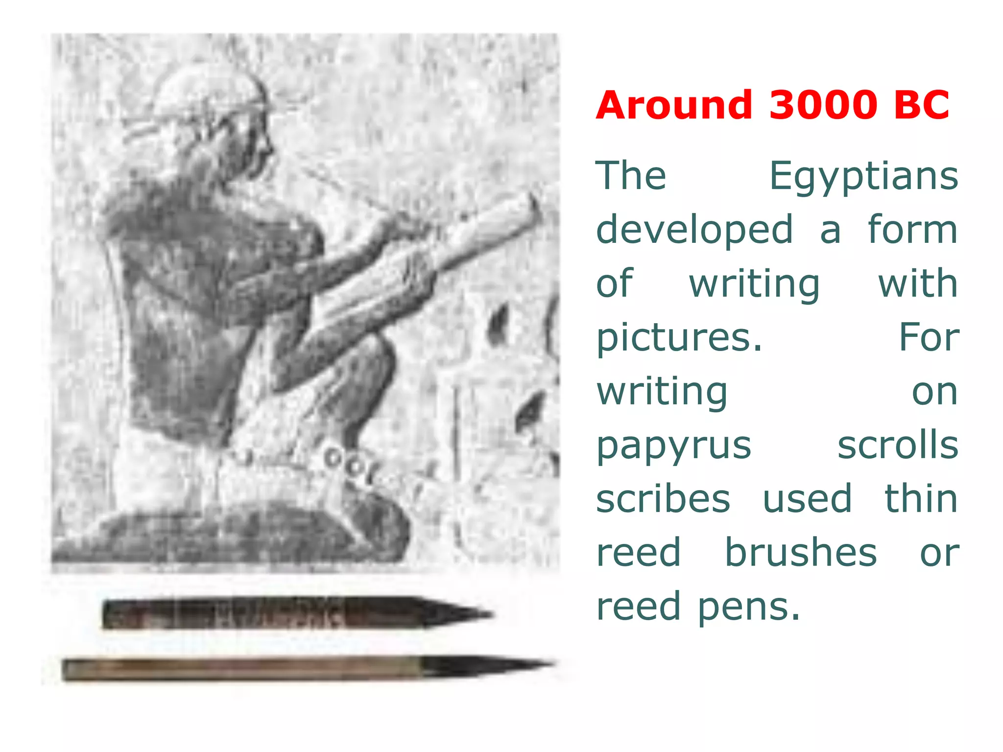 History of pen | PPTX