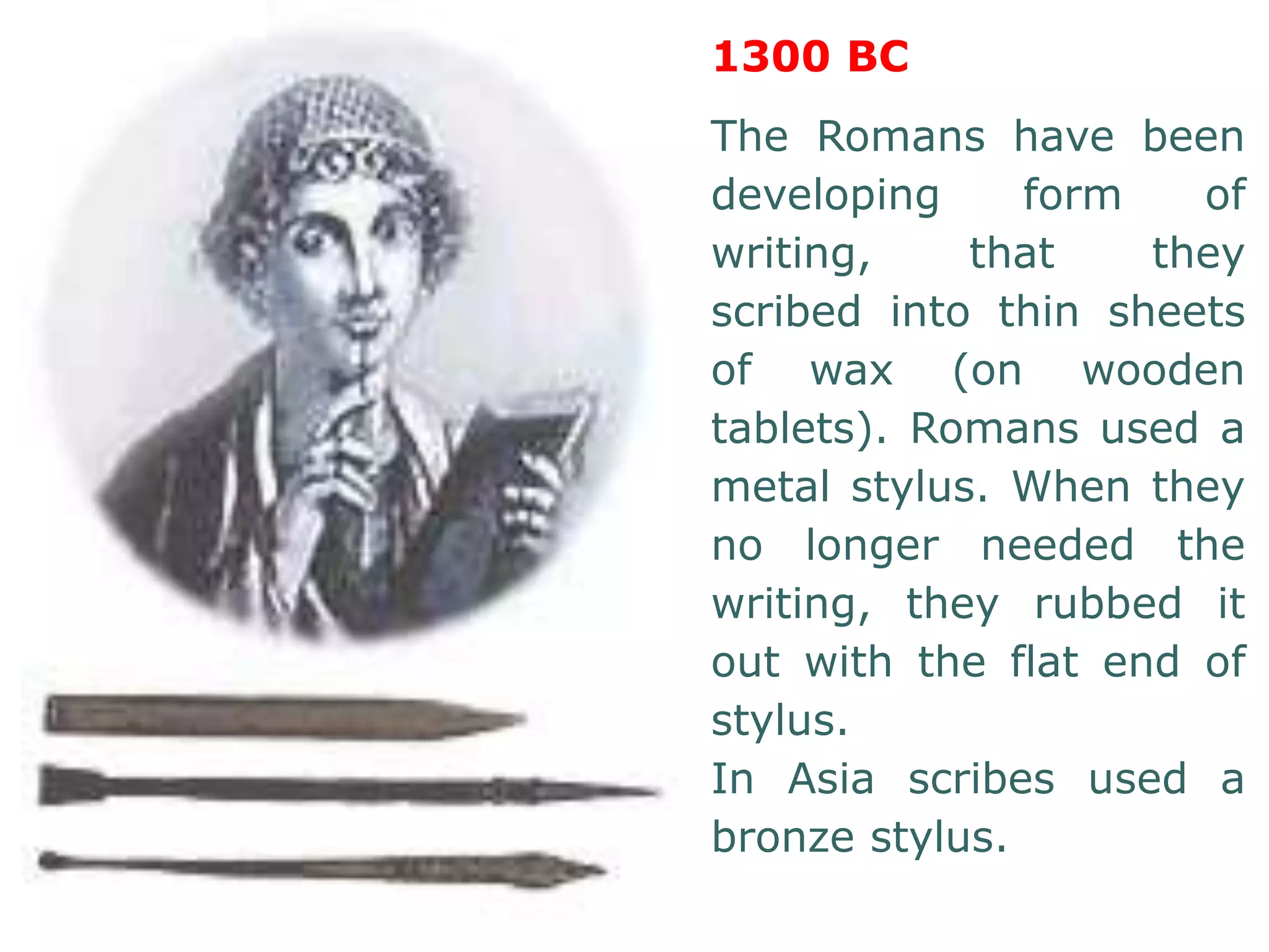 History of pen | PPTX