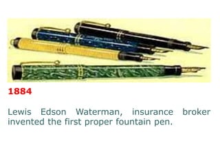 History of pen | PPTX