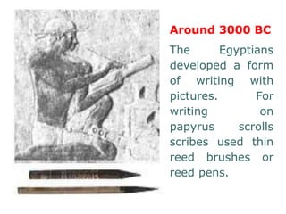 History of pen | PPTX