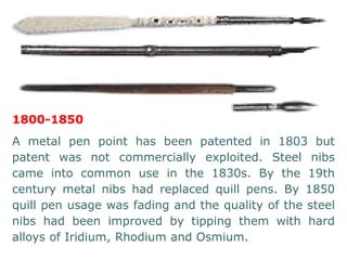History of pen | PPTX