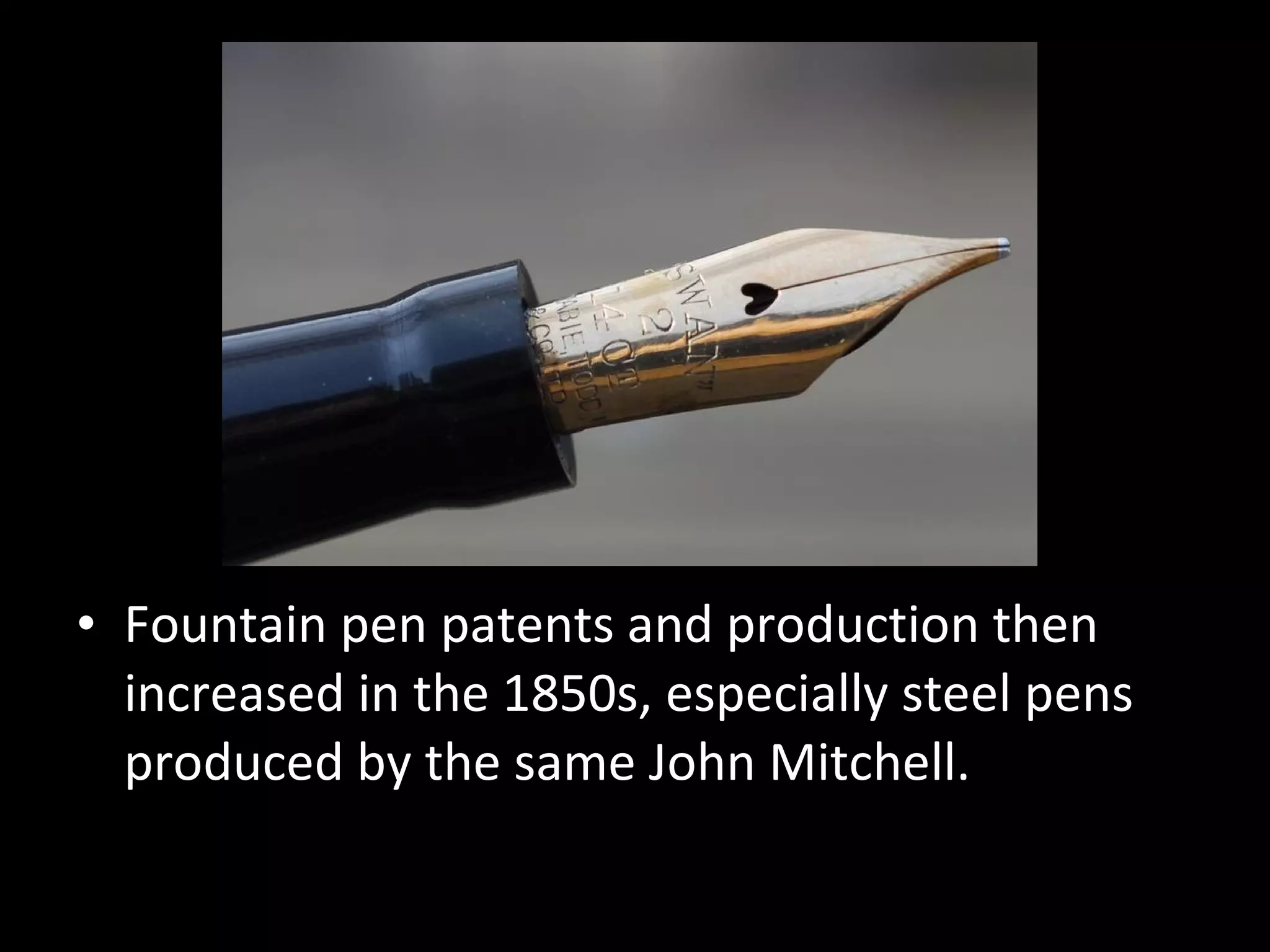 History Of Pens | PPT