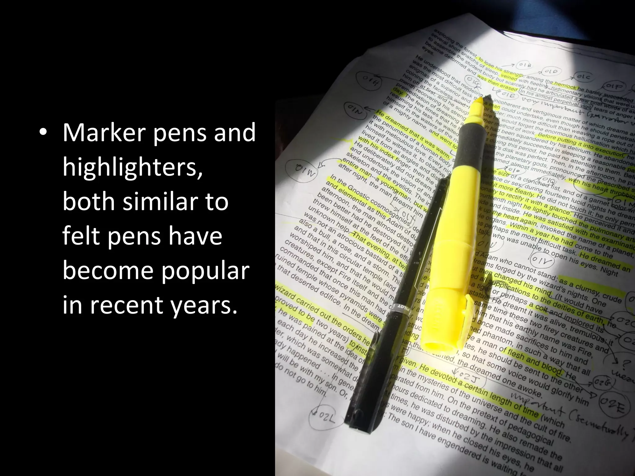 History Of Pens | PPT