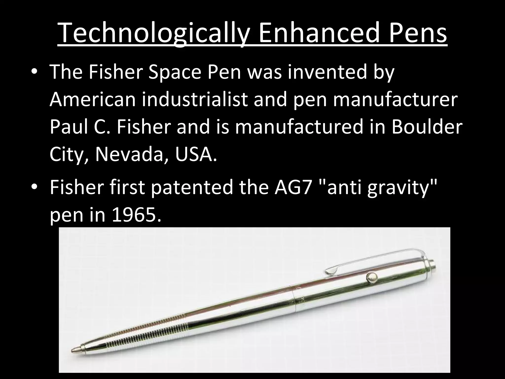 History Of Pens | PPT