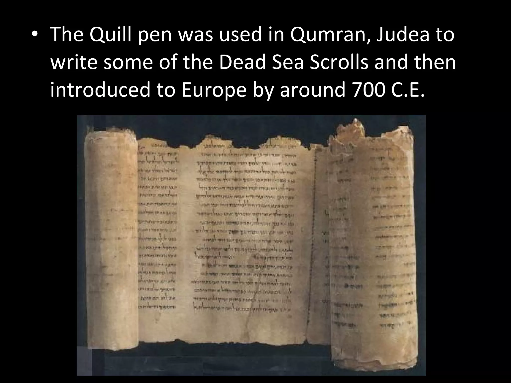 History Of Pens | PPT