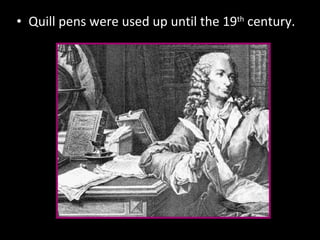 History Of Pens | PPT