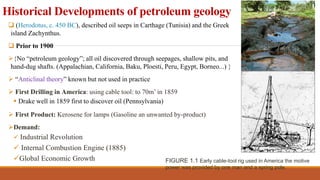 inroduction of history petroleum and thier classiication | PPT