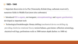 inroduction of history petroleum and thier classiication | PPTX