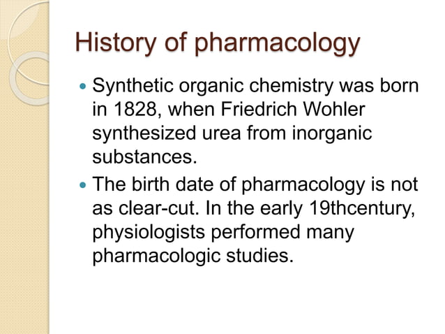 History of pharmacology for students | PPTX