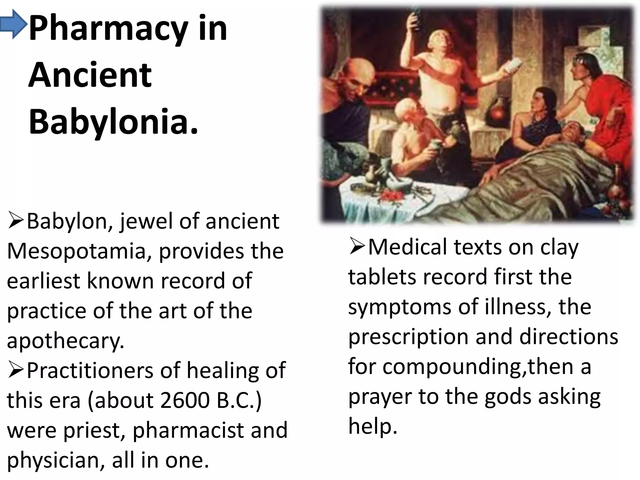History of pharmacy | PPTX