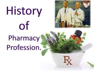 History of pharmacy | PPTX