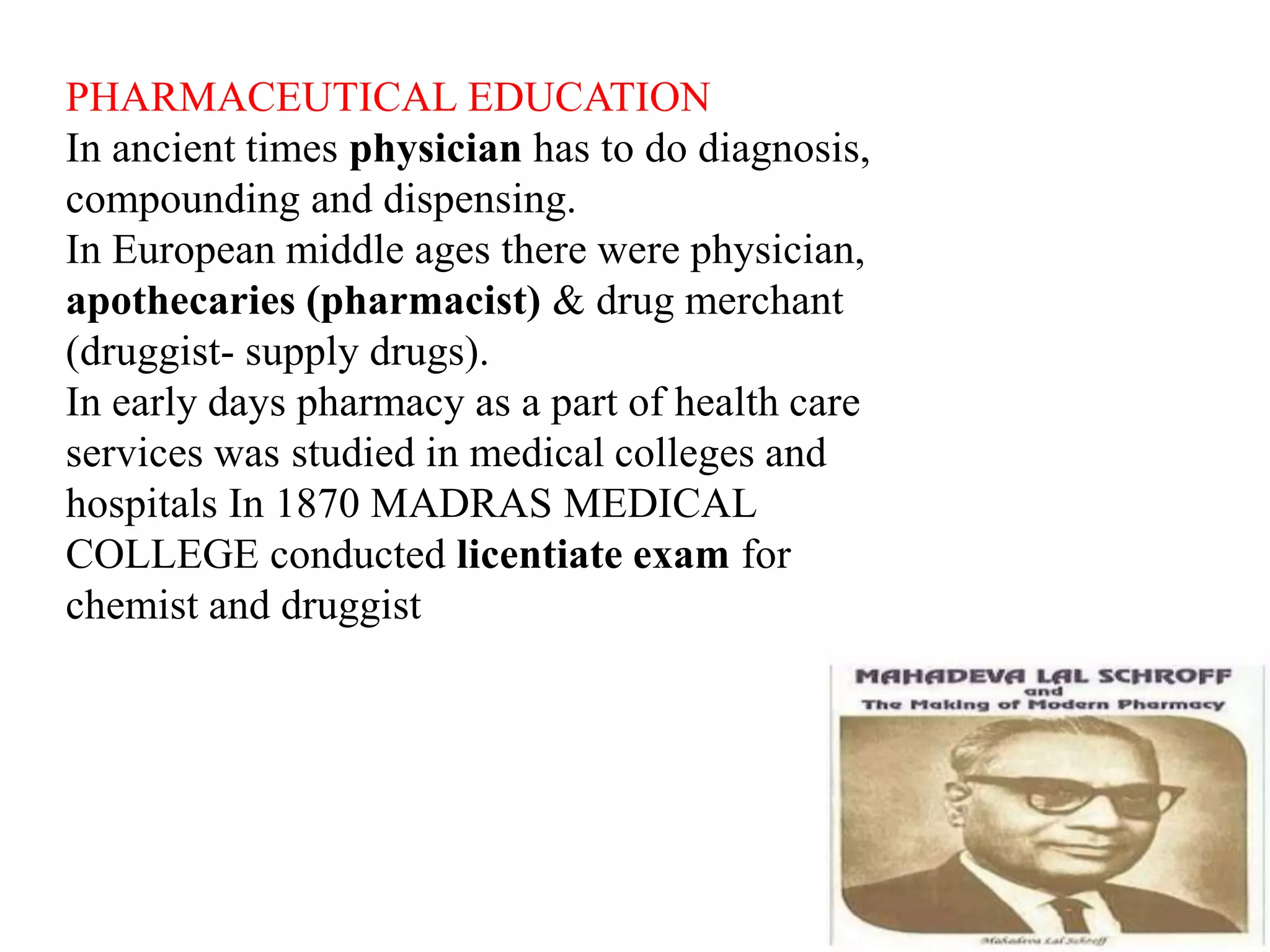 History of pharmacy | PPTX