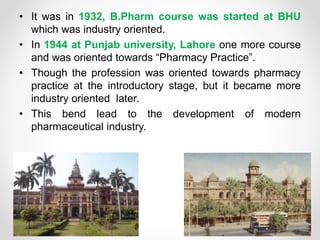 History of pharmacy | PPTX