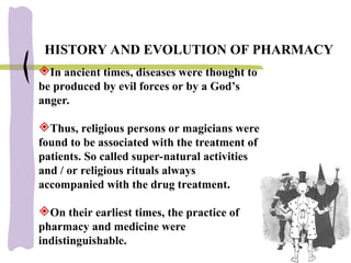 History of Pharmacy and its evolution to modern day pharmacy.ppt