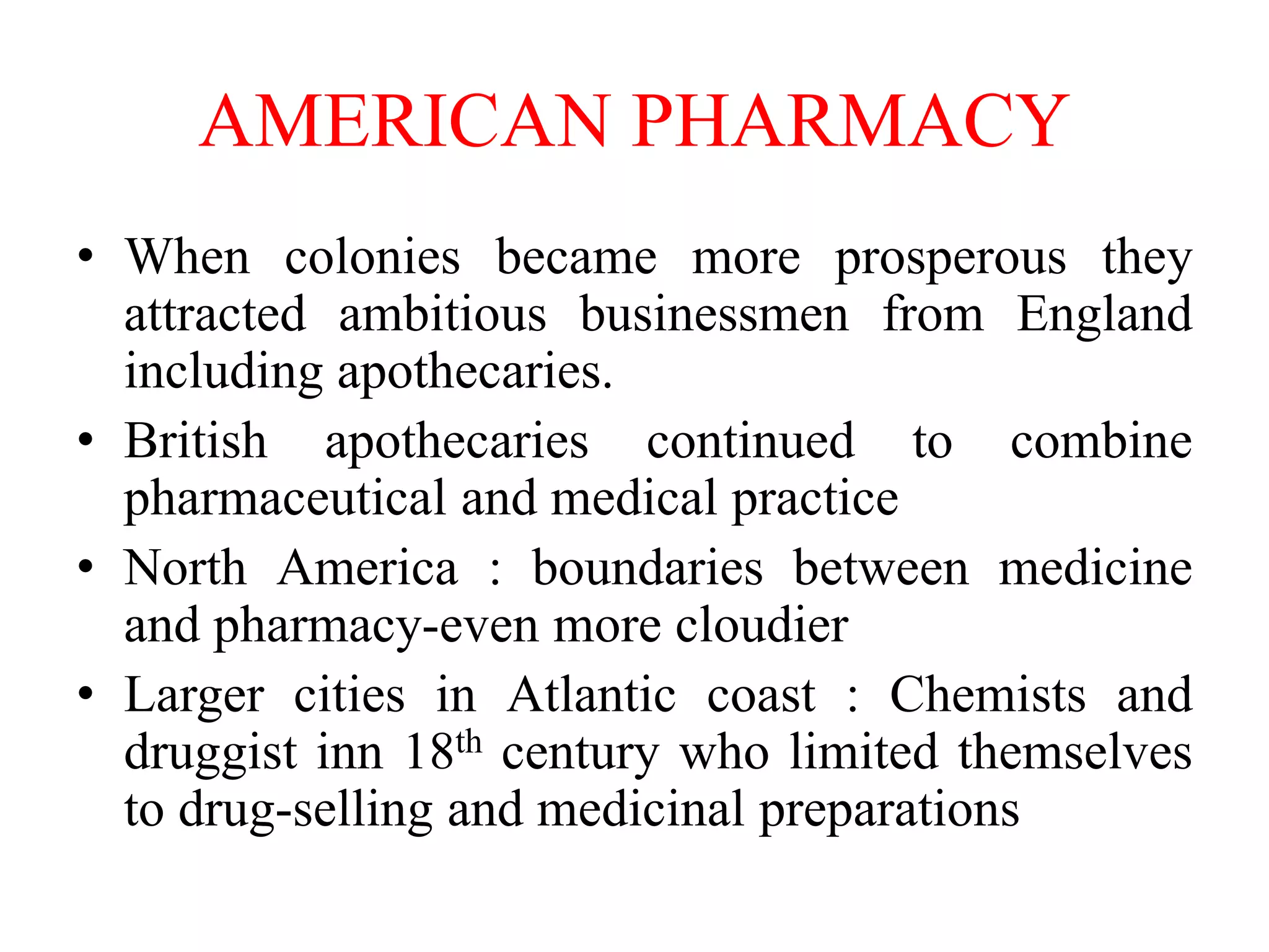History of pharmacy | PPTX