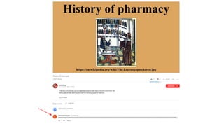 History of pharmacy | PPTX