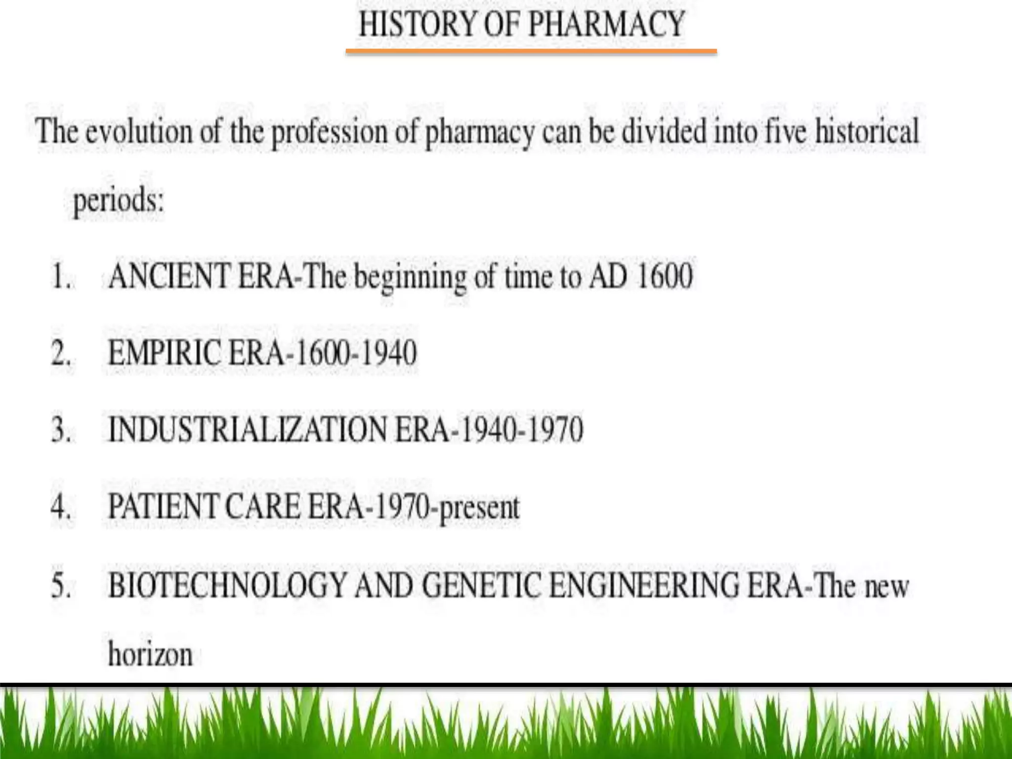 History of pharmacy and pharmacopoeia | PPTX