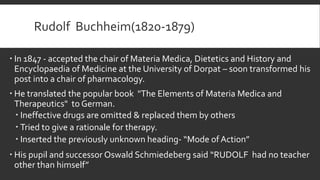 History of Pharmcology | PPT