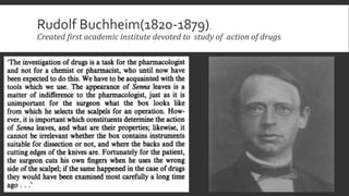 History of Pharmcology | PPT