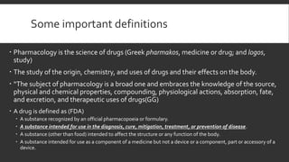 History of Pharmcology | PPT