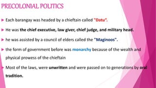 HISTORY OF PHILIPPINE POLITICS NAPISA.pptx