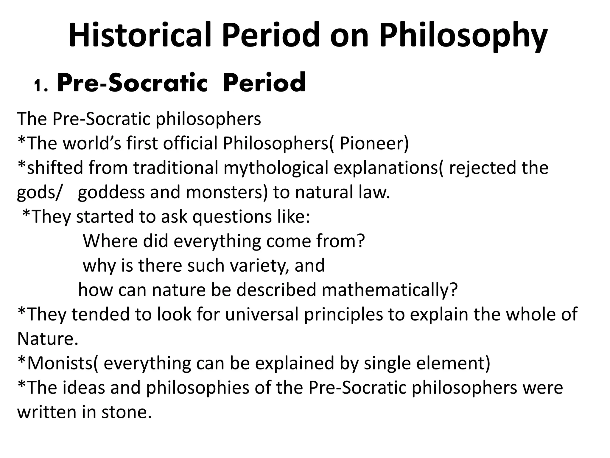 History of philosophy | PPTX